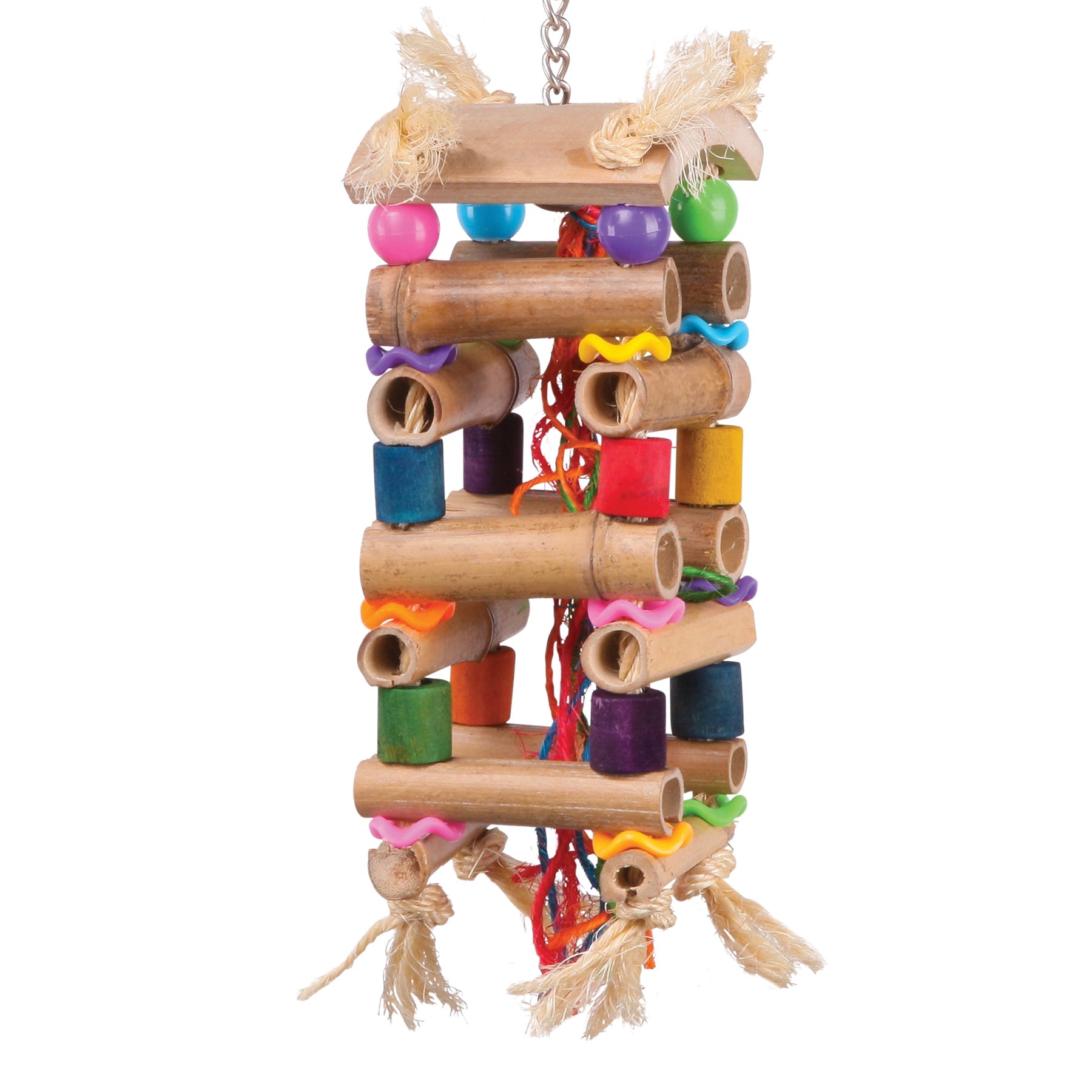 Kazoo Bird Tower Toy With Sisal and Beads – Pet Supplies Empire