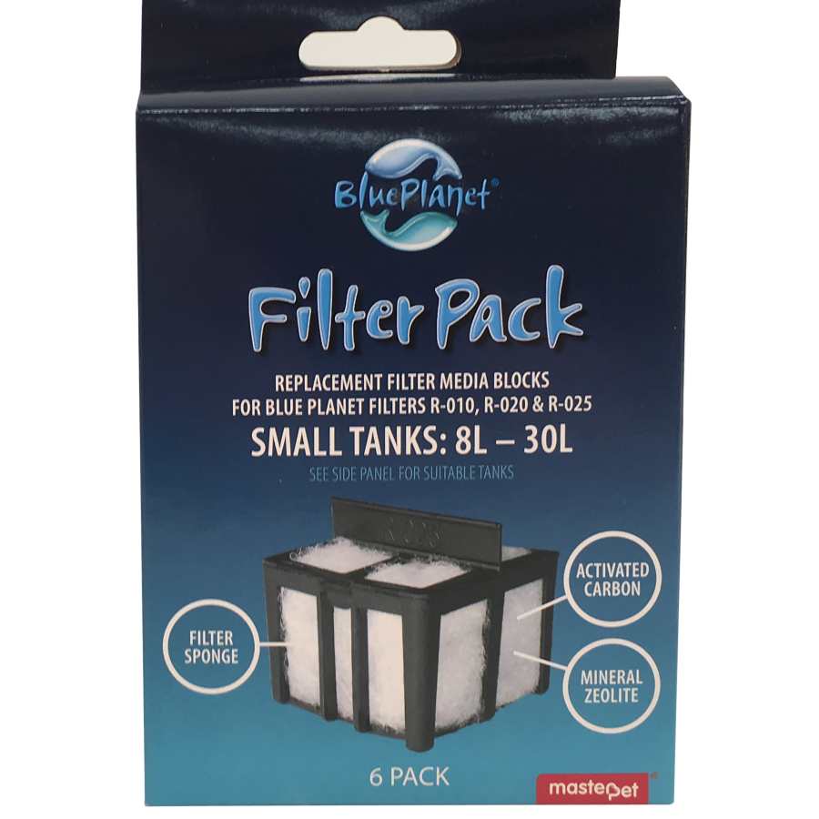 Blue Planet Filter Media - S- 6 Pack (8L-30L Tanks) – Pet Supplies Empire