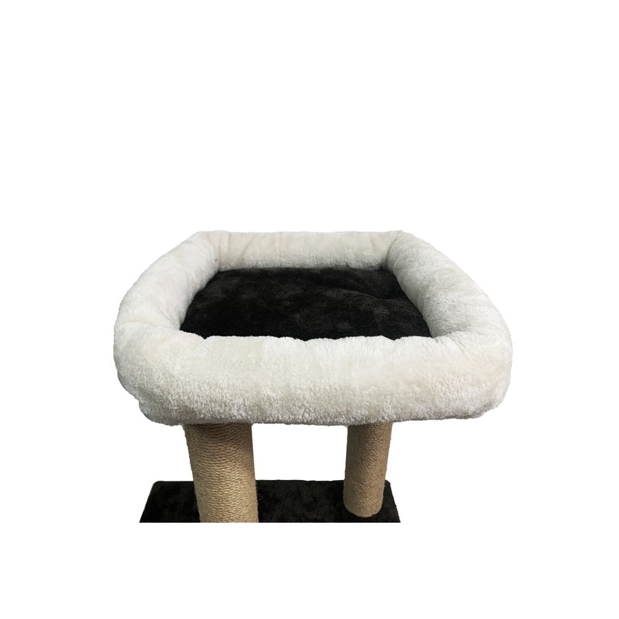 Catio Deluxe Multi Function Three Level Dual Cat Scratching Tree – Pet ...