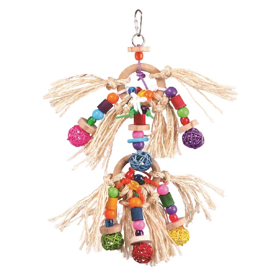 Kazoo Bird Toy With Sisal and Balls – Pet Supplies Empire