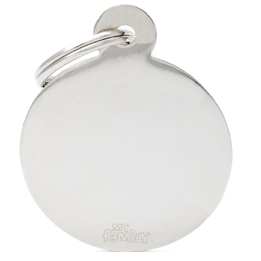 My Family ID Tags Basic Circle Chrome – Pet Supplies Empire