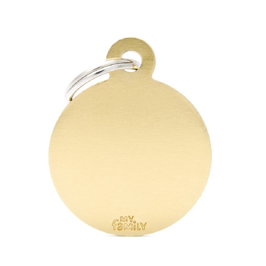 My Family ID Tags Basic Circle Gold – Pet Supplies Empire