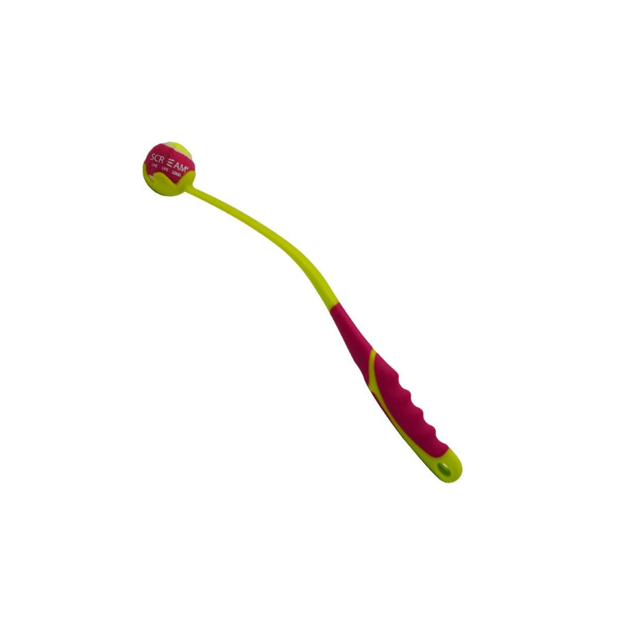Scream Deluxe Grip Ball Launcher Medium Loud – Pet Supplies Empire