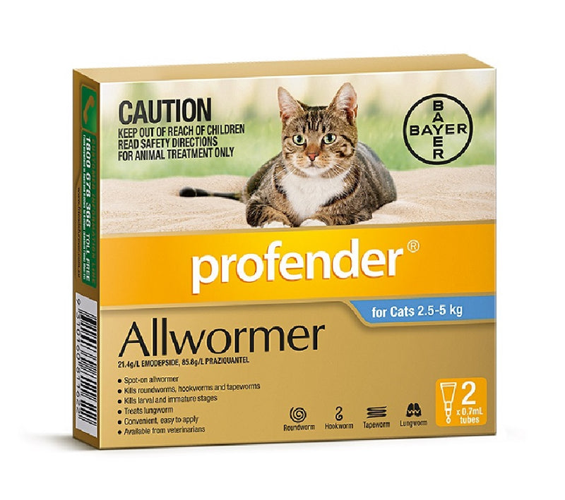 Profender All Wormer For Medium Cats – Pet Supplies Empire